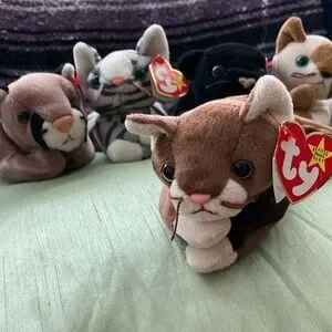 Ty | Toys | Pounce The Cat Ty Beanie Babies Pounce Cat First Beanie ...